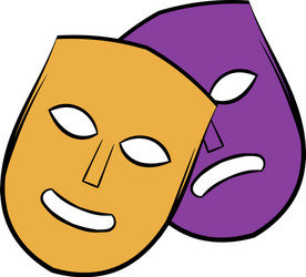Theater Masks Cartoon Vector Images (over 3,200)