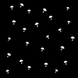 Autumn monochrome simple minimal pattern Vector Image