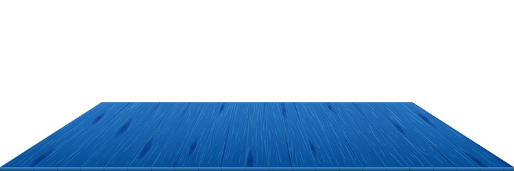 Blue wooden floor tiles isolated on white Vector Image