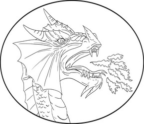 Dragon Circle Vector Images (over 1,900)