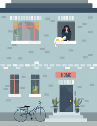 Neighbour House Vector Images (over 580)