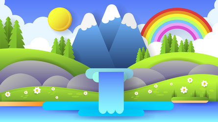 Beautiful for wallpaper design travel background Vector Image