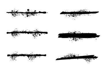 Graffiti paint line funky urban street element Vector Image