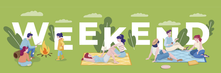 Happy Weekend Banner Vector Images (over 6,300)