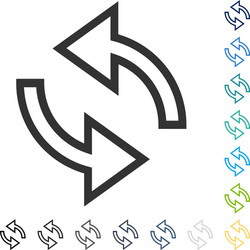 Update arrows icon Royalty Free Vector Image - VectorStock