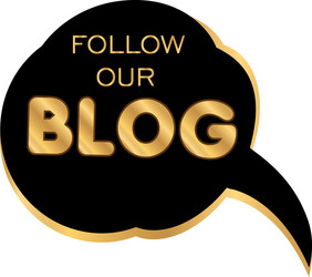 Blog speech bubbles text symbol logo Royalty Free Vector