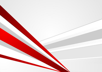 Abstract red corporate wavy flyer design Vector Image