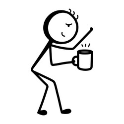 Stickman Drinking Vector Images (over 180)