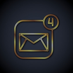 Gold Email Icon Vector Images (over 2,200)