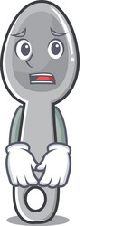 Okay spoon character cartoon style Royalty Free Vector Image