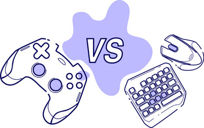 Game zone line concept art with isolated back Vector Image