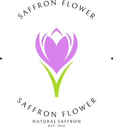Saffron logo Royalty Free Vector Image - VectorStock