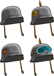 German ww2 military helmet Royalty Free Vector Image