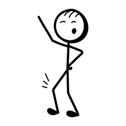 Stickman Dance Vector Images (over 200)