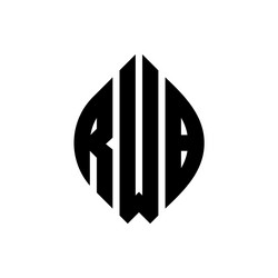 Rwb logo letter design Royalty Free Vector Image