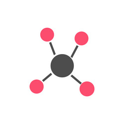 Chemical connection icon Royalty Free Vector Image
