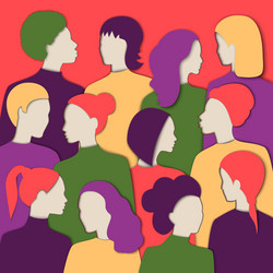 Different women avatar icons set Royalty Free Vector Image