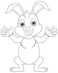 Quick rabbit Royalty Free Vector Image - VectorStock