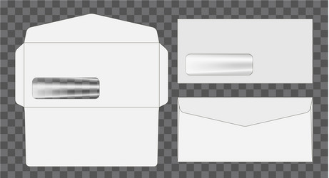 Die Cut Pocket Envelope Template Vector Images (over 210)