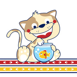 Eat me jar with cute star shapes candies Vector Image