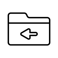 Archive folder icon Royalty Free Vector Image - VectorStock