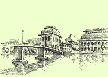 Generic City Skyline Vector Images (over 1,000)