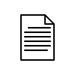 Sheet paper icon Royalty Free Vector Image - VectorStock