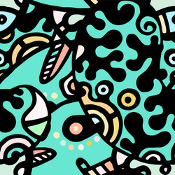 Doodles print Royalty Free Vector Image - VectorStock