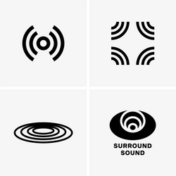 Surround Sound Icon Vector Images (over 1,400)