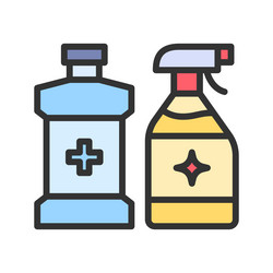 Hygiene products icon image Royalty Free Vector Image