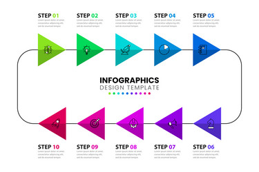 Infographic 10 Elements Vector Images (over 11,000)