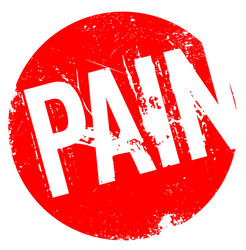 Pain rubber stamp Royalty Free Vector Image - VectorStock