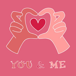 Heart shape fill with petal - outline Royalty Free Vector