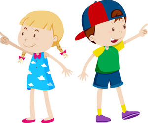 Pointing right emoticon Royalty Free Vector Image