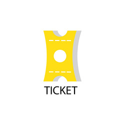 Ticket logo Royalty Free Vector Image - VectorStock