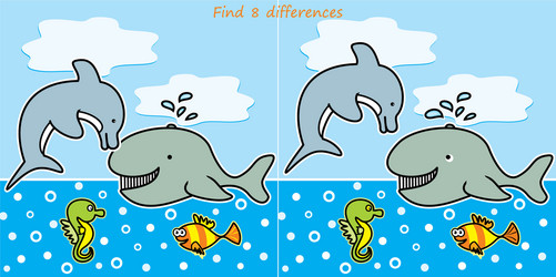 Find 8 Differences Vector Images (over 170)