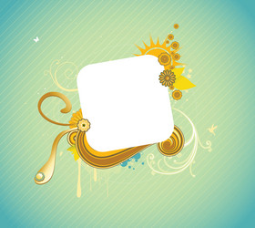 Funky frame Royalty Free Vector Image - VectorStock