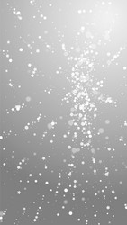 Magic stars christmas background subtle flying sn Vector Image