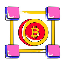 Blockchain Sticker Vector Images (over 570)