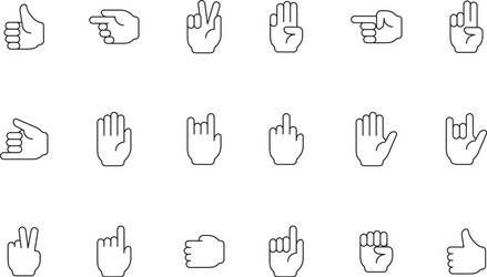Thumbs Pointing Vector Images (over 15,000)