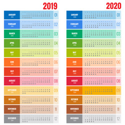 Mockup simple calendar layout for 2022 year week Vector Image