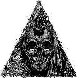 Triangle Skull Horror Vector Images (over 500)
