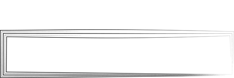 Grungy rectangular frame border plaque outline Vector Image