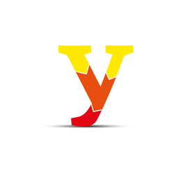 Letter yu slavic and cyrillic alphabets Royalty Free Vector