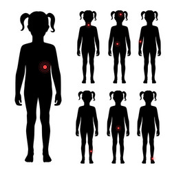 Pain in human body Royalty Free Vector Image - VectorStock