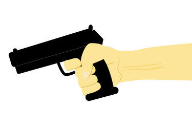 Simple for murder or criminal isolated on white Vector Image