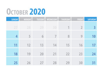 October 2013 calendar Royalty Free Vector Image