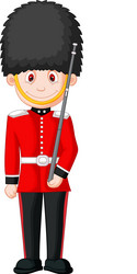 Queens guard Royalty Free Vector Image - VectorStock