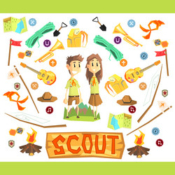 Girl Scouts Vector Images within People (over 1,200)