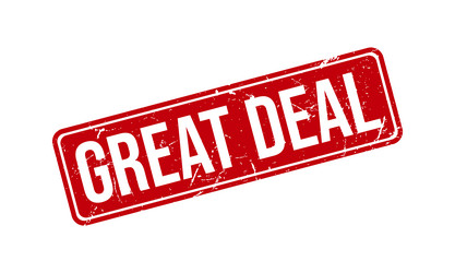 Great deal rubber stamp seal Royalty Free Vector Image